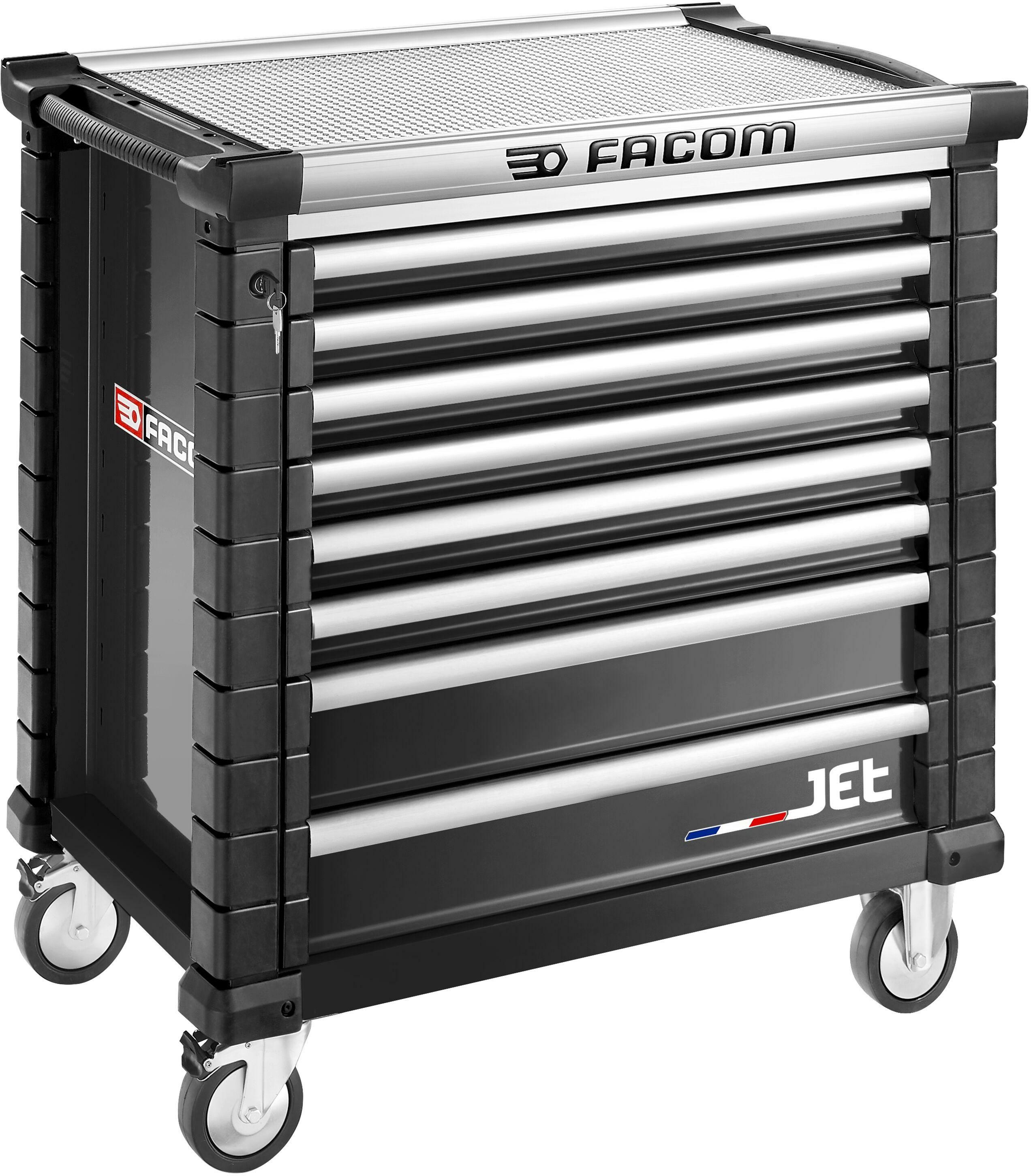 FACOM JET.8NM4A tool trolley black with 8 drawers (suitable for 4 ...