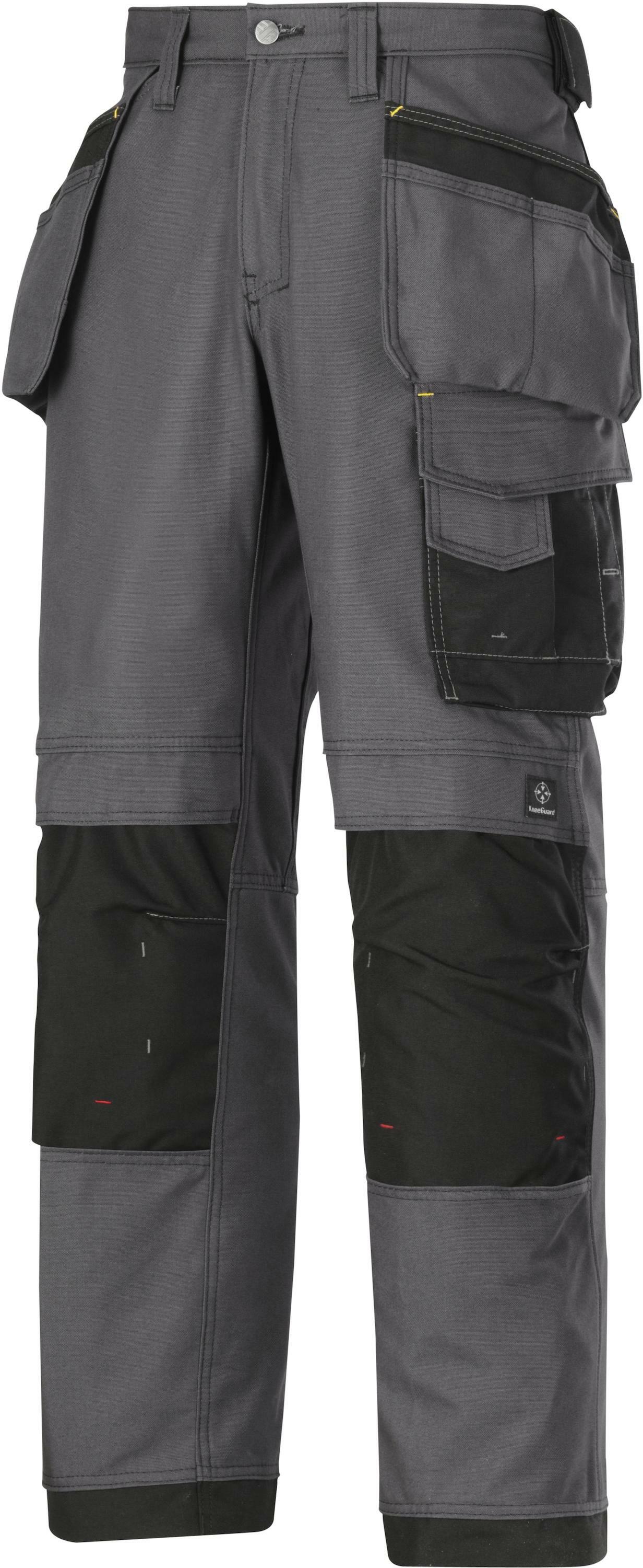 SNICKERS 3214 Canvas+ pantalon avec poches pour holster (gris acier ...