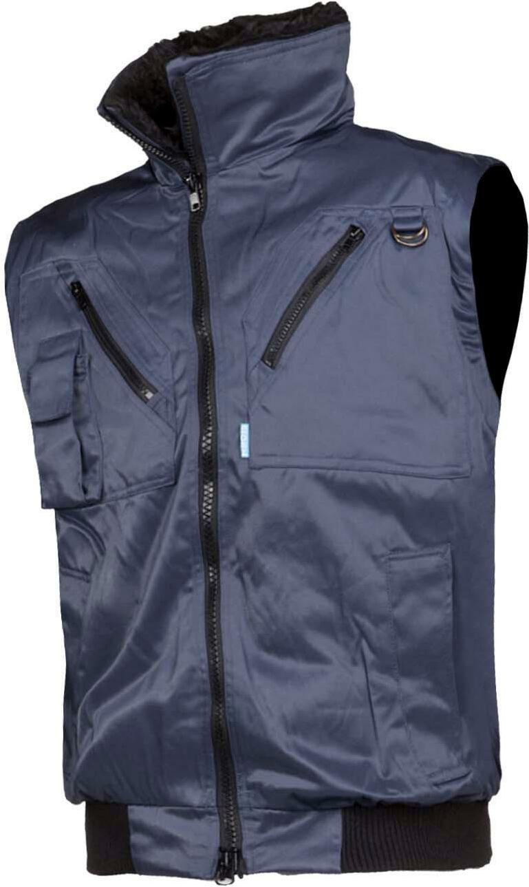 SIOEN HAWK 027A winter blouson with detachable sleeves navy blue ...