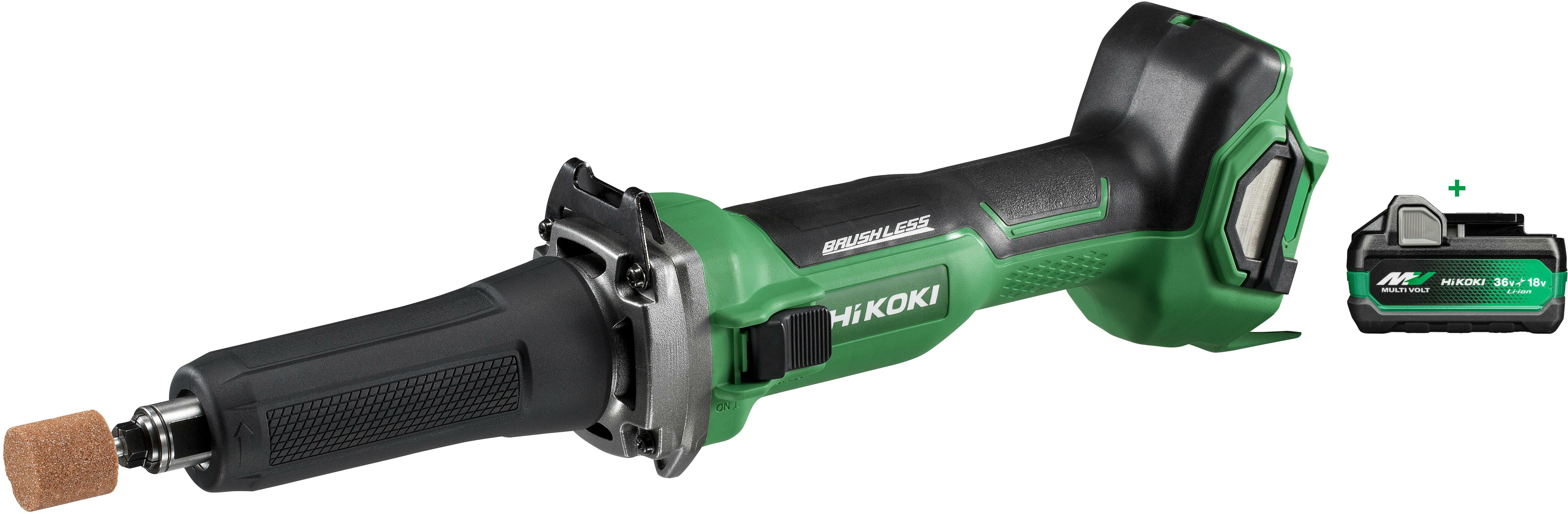 HIKOKI GP18DAW5Z 18V rechte accu-slijper 50 mm in kunstof koffer ...