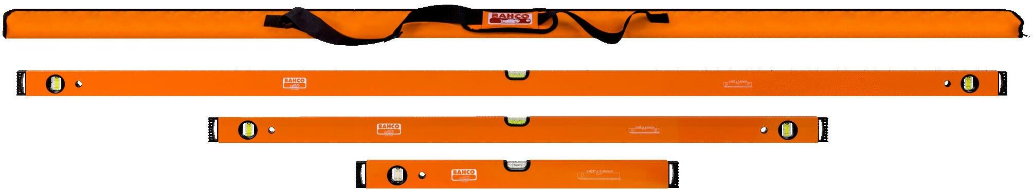 BAHCO 416-SET+BAG spirit level set 600, 1200, 1800 mm in bag 3-parts ...