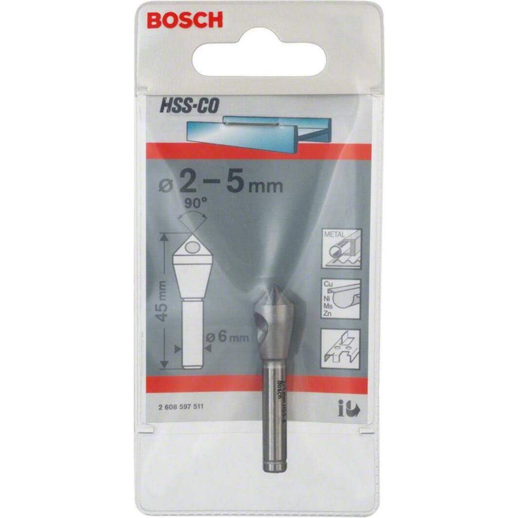 BOSCH 2608597511 fraise à trou transversal 10 x 2-5, 45 x 6 mm | Klium
