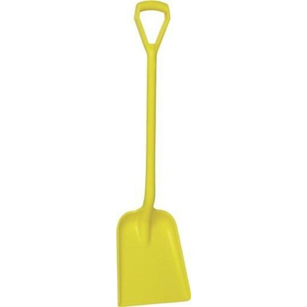 VIKAN 56256 shovel, D-handle, one-piece, 1040 mm, polypropylene, yellow ...