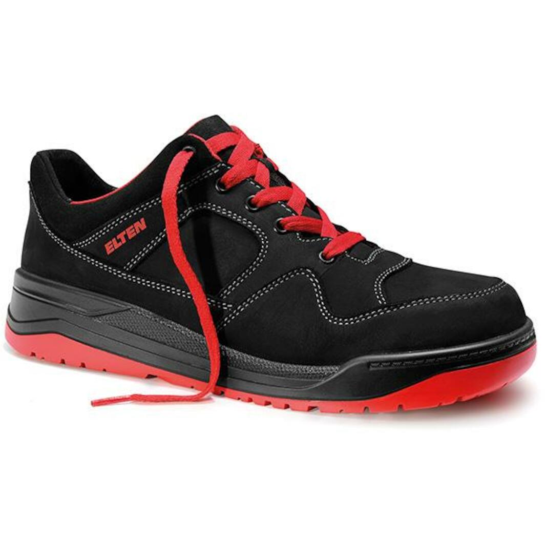 ELTEN MAVERICK ESD S3 safety shoe low (black/red) - 723391-43 Shoe size ...