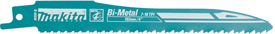 MAKITA B-05038 BiM reciprozaagblad SUPER EXPRESS voor metaal 152 x 0,9 mm (5 st.) | Klium