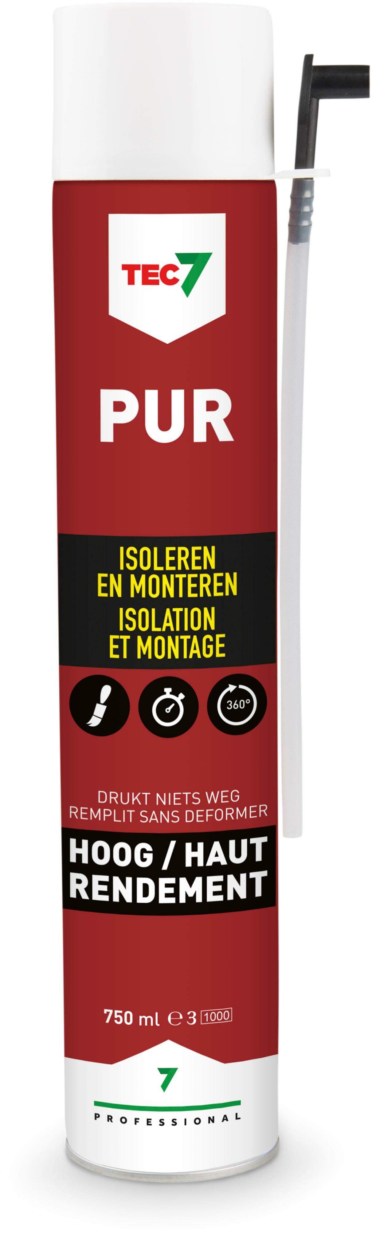 TEC7 PUR isolatie- en montageschuim (750 ml) - 670001000 | Klium