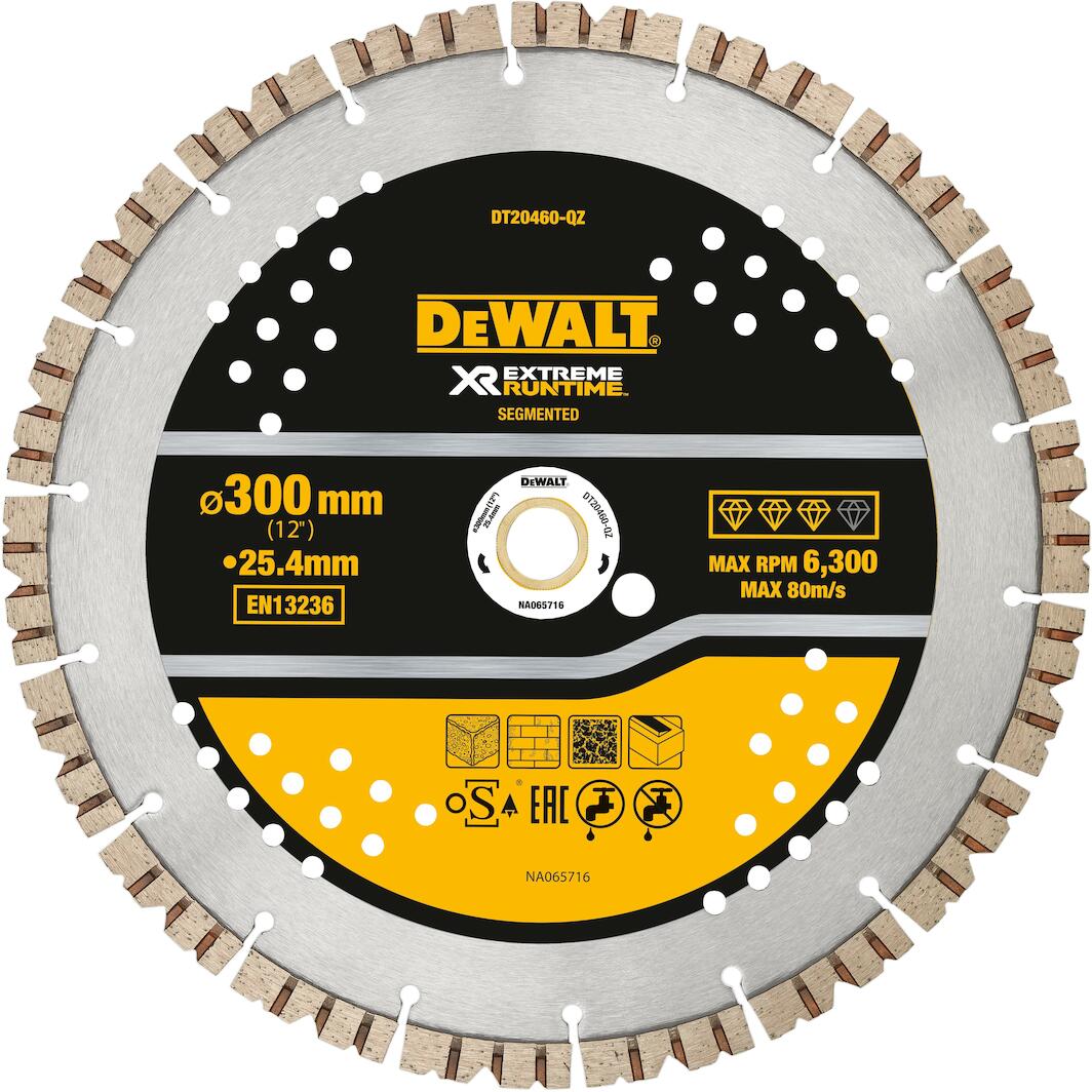 DEWALT DT20460-QZ Elite diamantblad gesegmenteerd 305mm extreme runtime ...
