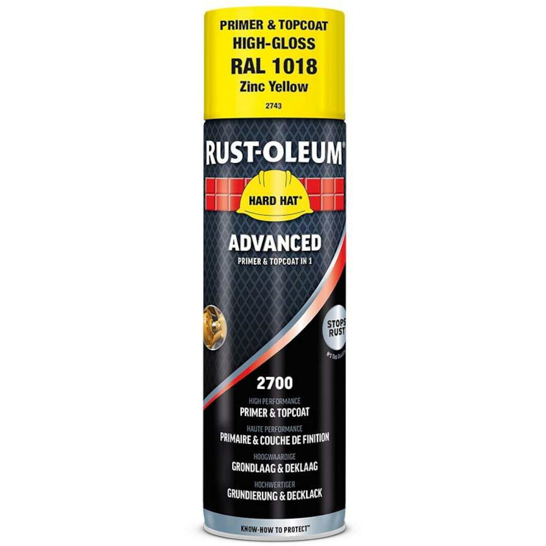 RUST-OLEUM 2743 Hard Hat Advanced primer/coating zinc yellow high gloss ...