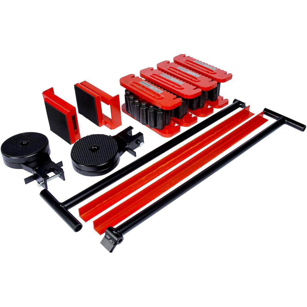HI-FORCE RKF20 transport roller set 20 tons 4-piece in metal storage ...