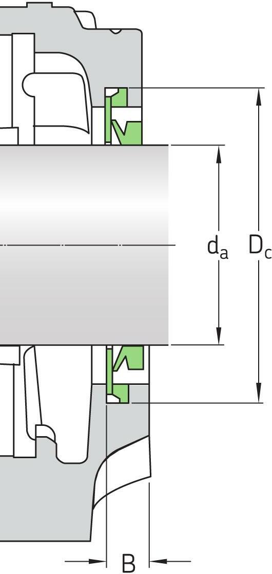 SKF TSN 524 A house seal 110 mm | Klium