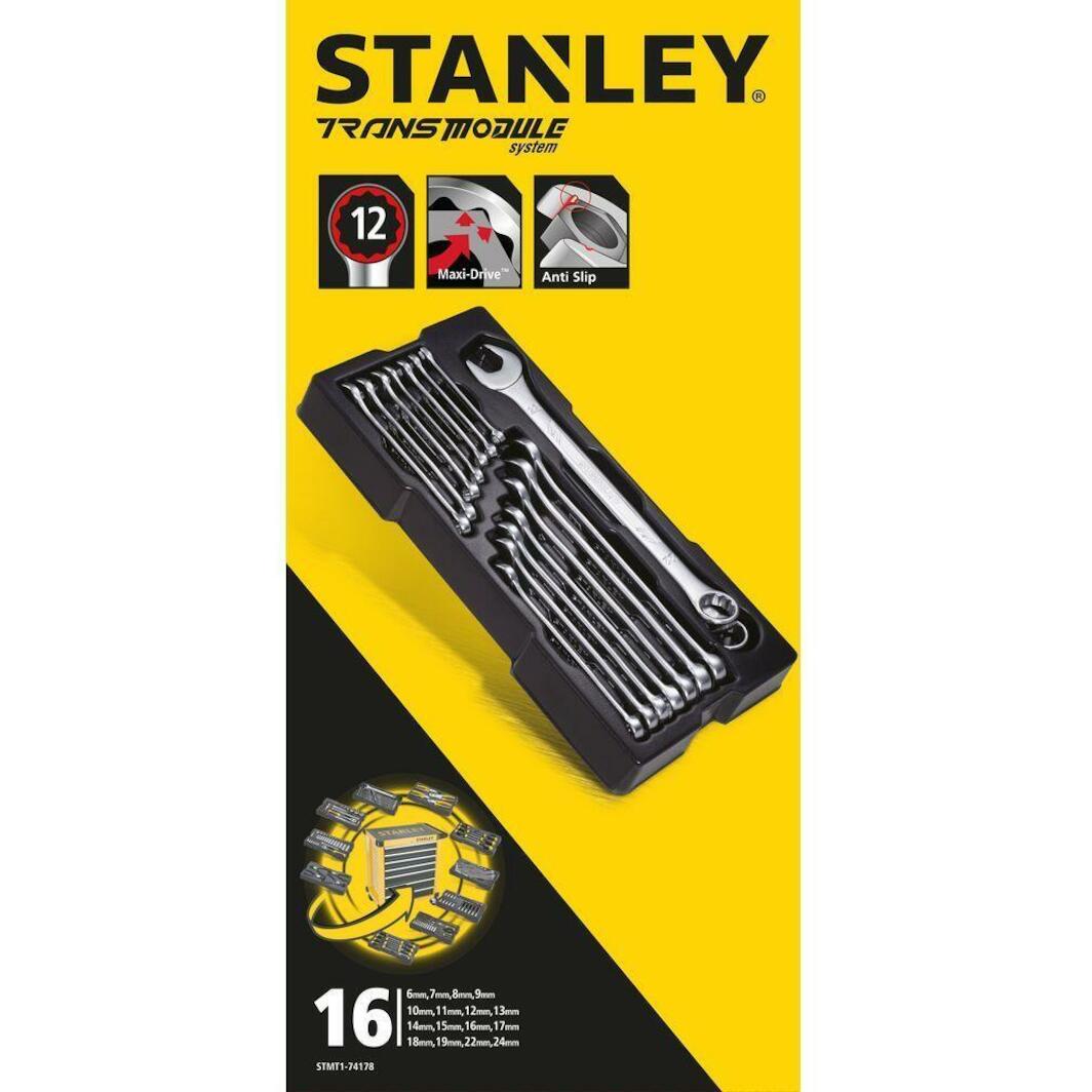 STANLEY STMT1-74178 Jeu de clés à anneaux transmodule 16 pièces | Klium