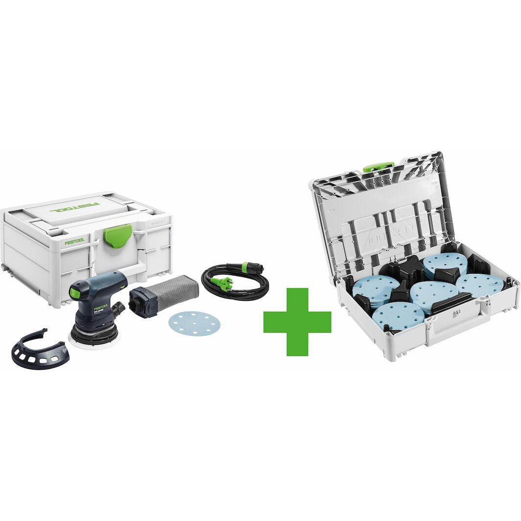 FESTOOL ETS 125 REQ-PLUS ponceuse excentrique en SYSTAINER SYS3 M 187 ...