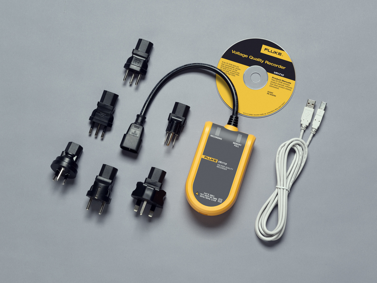 FLUKE VR1710 single Phase Power Quality Recorder & Voltage Recorder ...