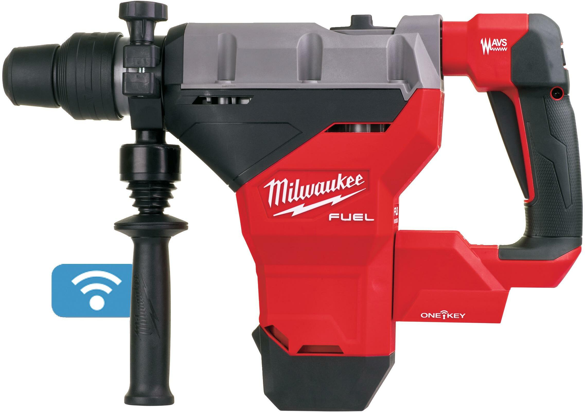MILWAUKEE M18 FHM-0C FUEL ONE-KEY cordless combi hammer SDS-Max in case ...