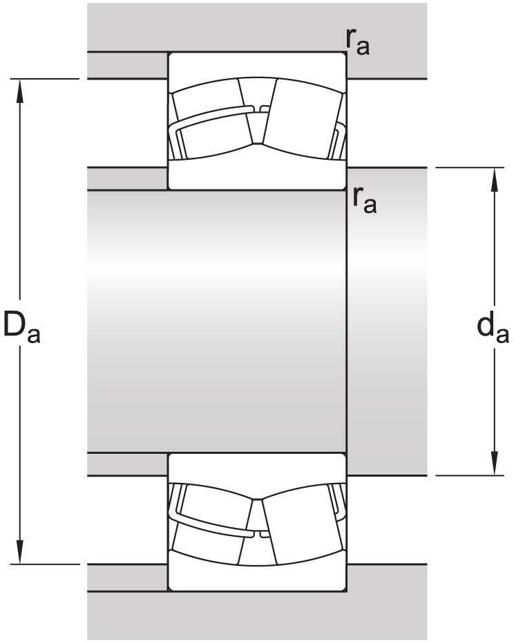 SKF 23244 CCK/C3W33 roulement à deux rangées de rouleaux coniques 220 x ...