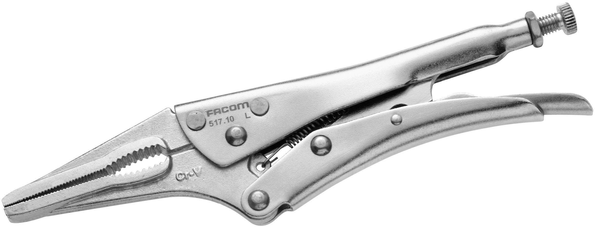 FACOM 517.10 griptang met lange bekken, één instelling | Klium