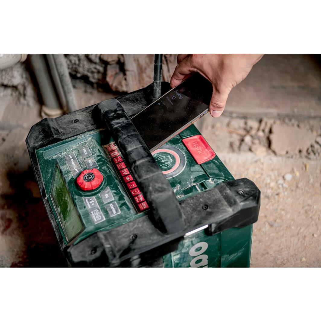 METABO RC 43435 BT accu-bouwradio met Bluetooth en DAB+ (zonder accu en ...