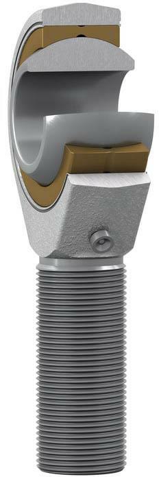 SKF SALKAC 16 M stangkop met buitendraad, linkse draad 16 mm, M 16 | Klium