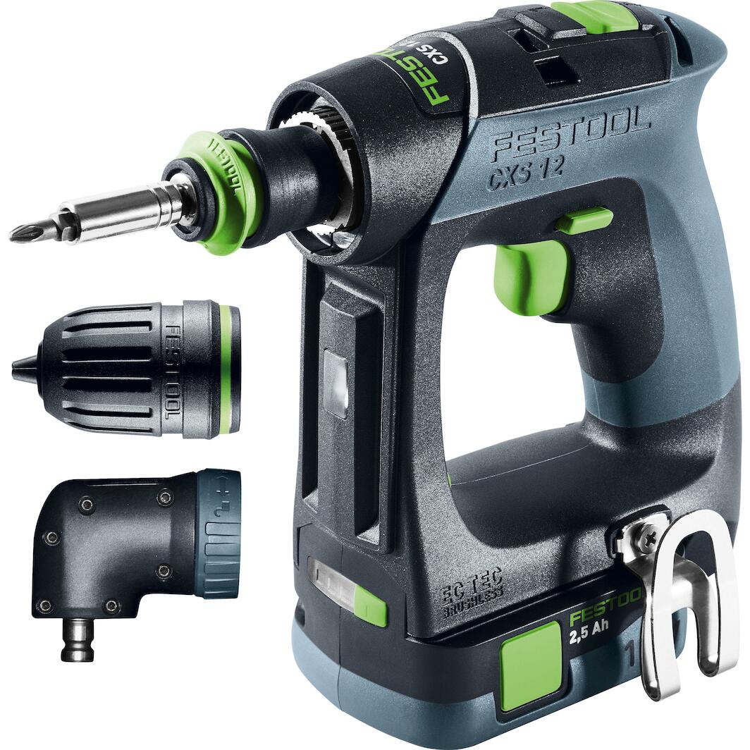 FESTOOL CXS 12 2,5-Set 12V accu-schroefboormachine in systainer SYS3 M ...