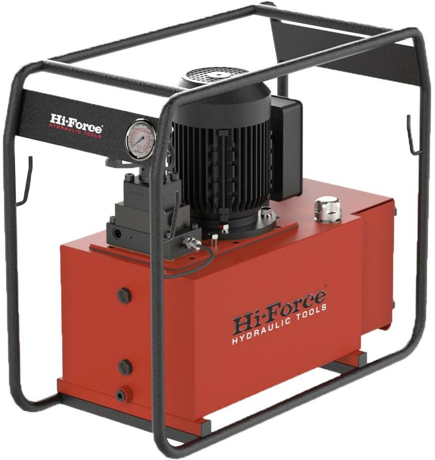 HI-FORCE HEP310424S elektrisch hydraulische pomp 2200W 400V 3-fase hoge opbrengst 4-weg ...