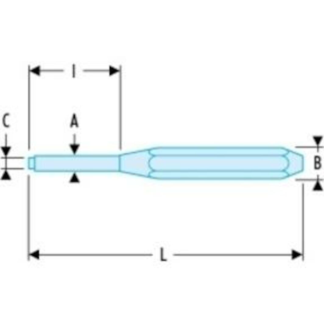 FACOM 246.4 doorslag met achtkantige steel voor spanstiften 150mm ...