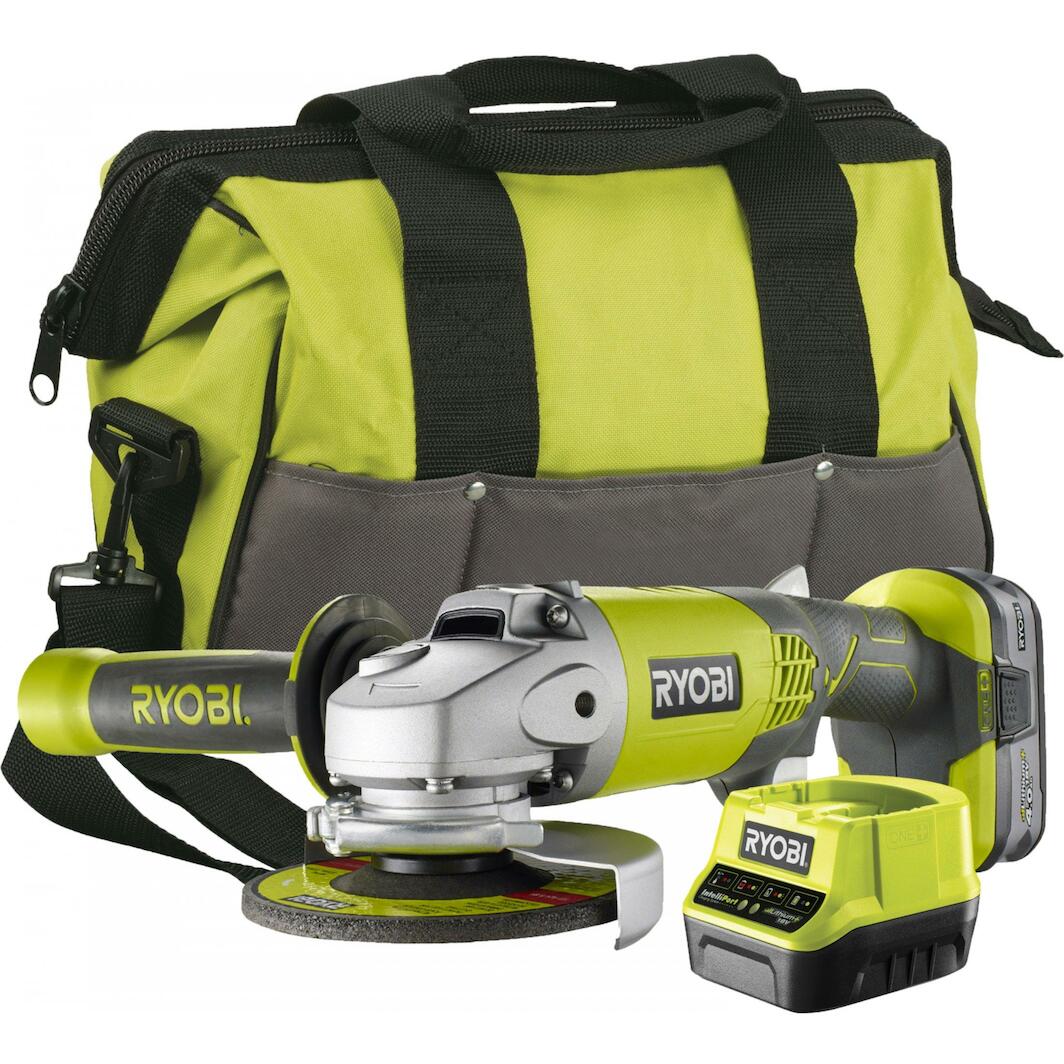 RYOBI R18AG-140S Meuleuse d'angle 18V ONE+ (1x batterie 4.0Ah ...