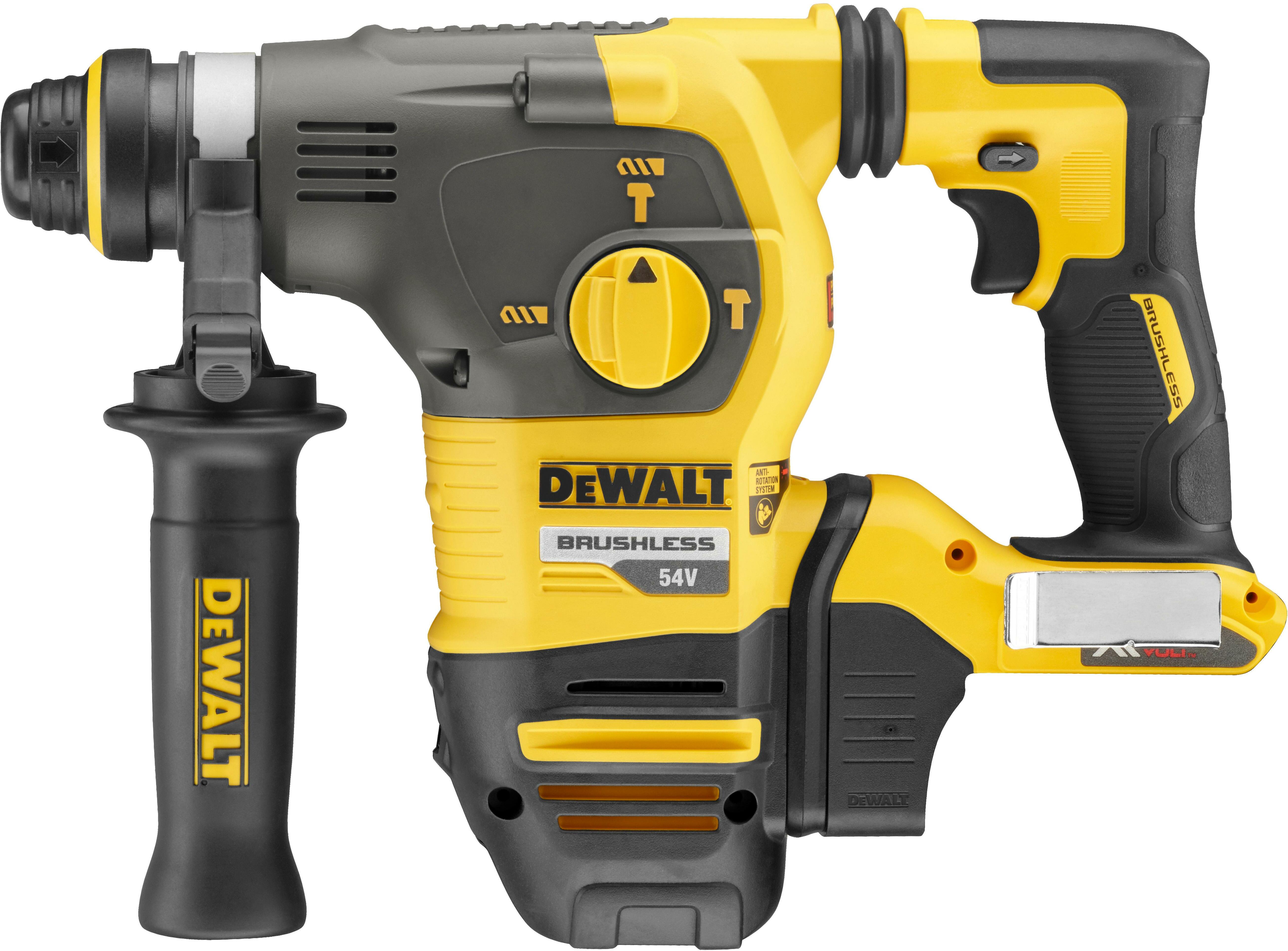 DEWALT DCH323NT XJ 54V XR FLEXVOLT cordless combi hammer SDS Plus 28mm in TSTAK case without battery and charger