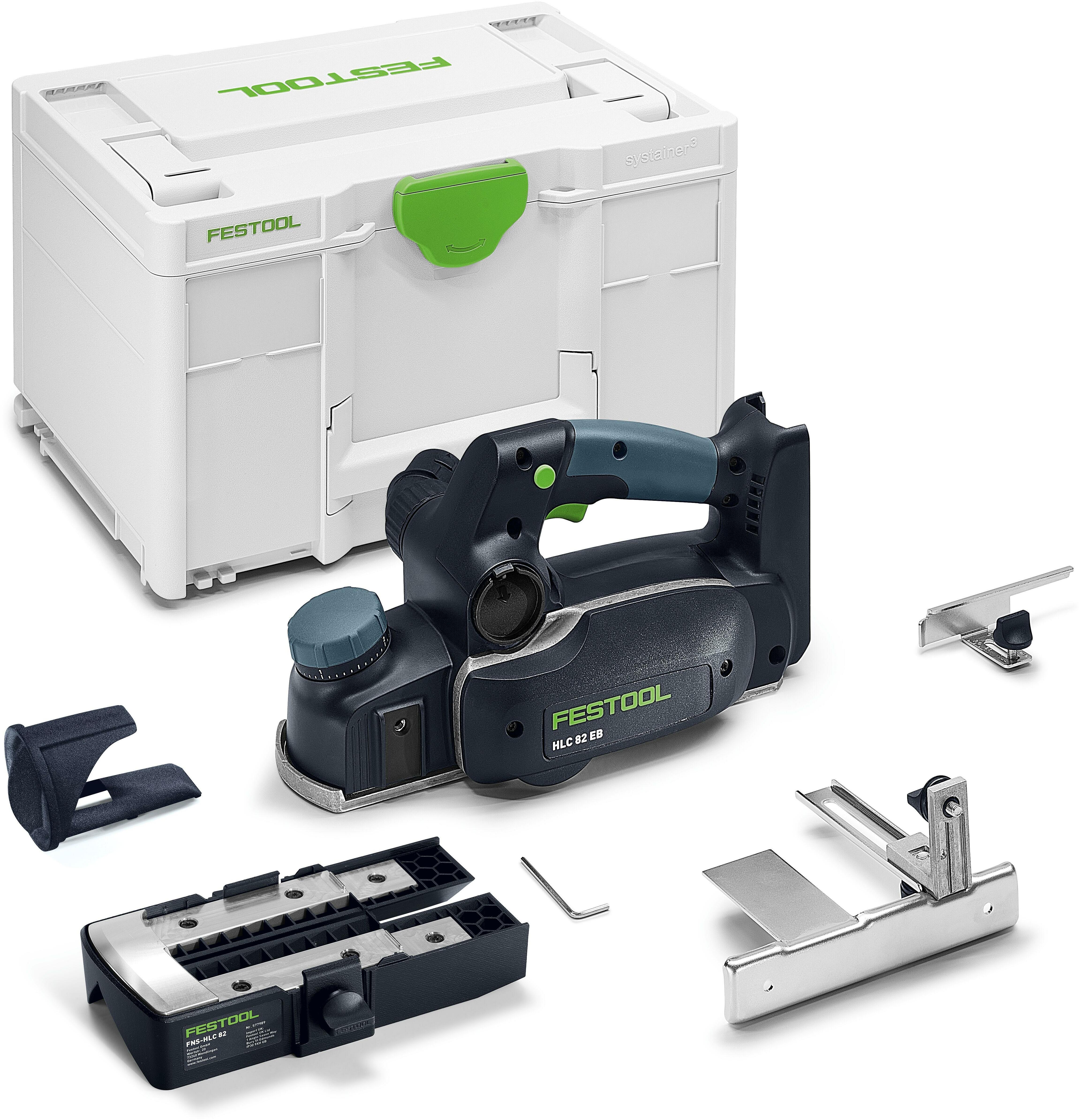 FESTOOL HLC 82 EB-Basic-Set 18V accu-schaafmachine in Systainer SYS3 M ...