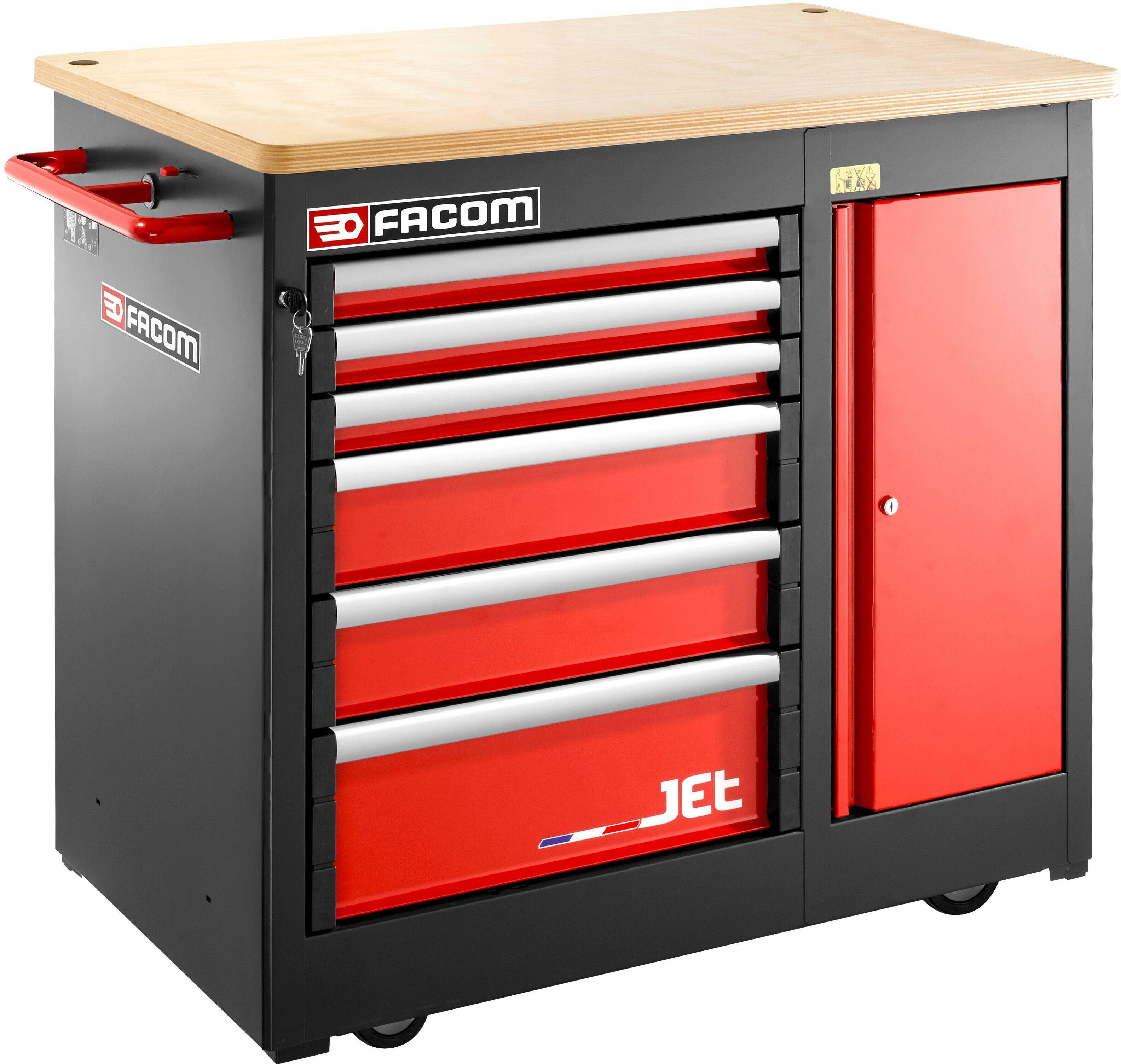 FACOM JET.6MWBA mobile workbench with 6 drawers | Klium
