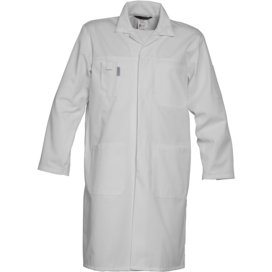 HAVEP 4025 BASIC long dust jacket press stud (550 - white) - 4025 ...