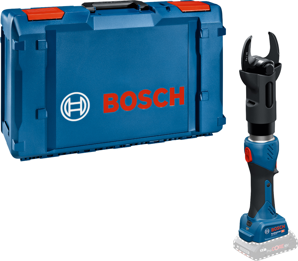 BOSCH GKH 18V-50 50 kN hydraulic cordless cable cutter in XL-BOXX ...