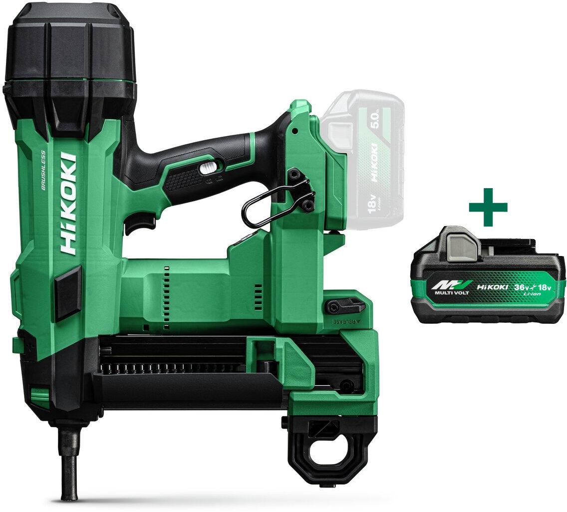 HIKOKI NC1840DAW3Z Cloueur sans fil 18V 15-40 mm en mallette (sans ...