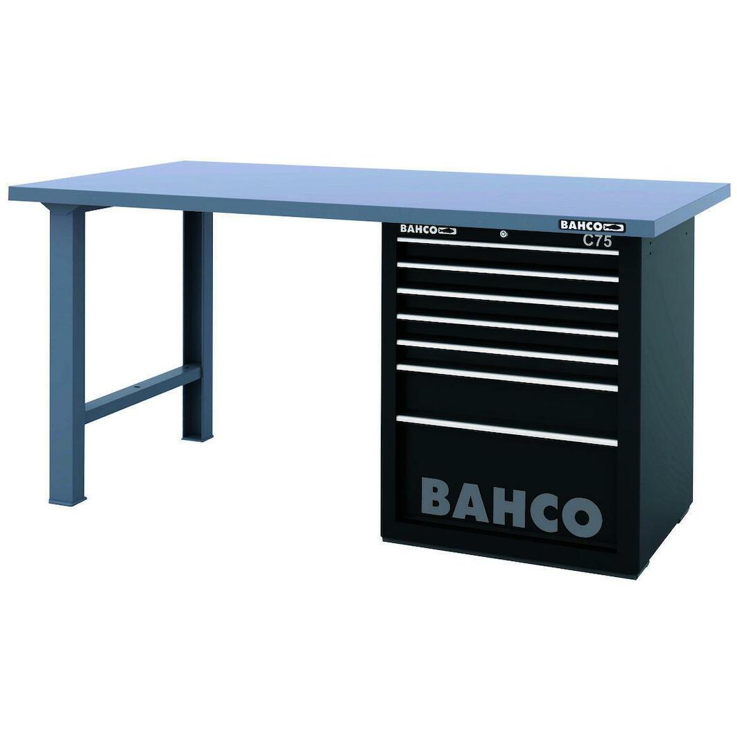 BAHCO 1495KH7BLWB15TS werkbank heavy-duty met stalen werkblad, ladeblok ...