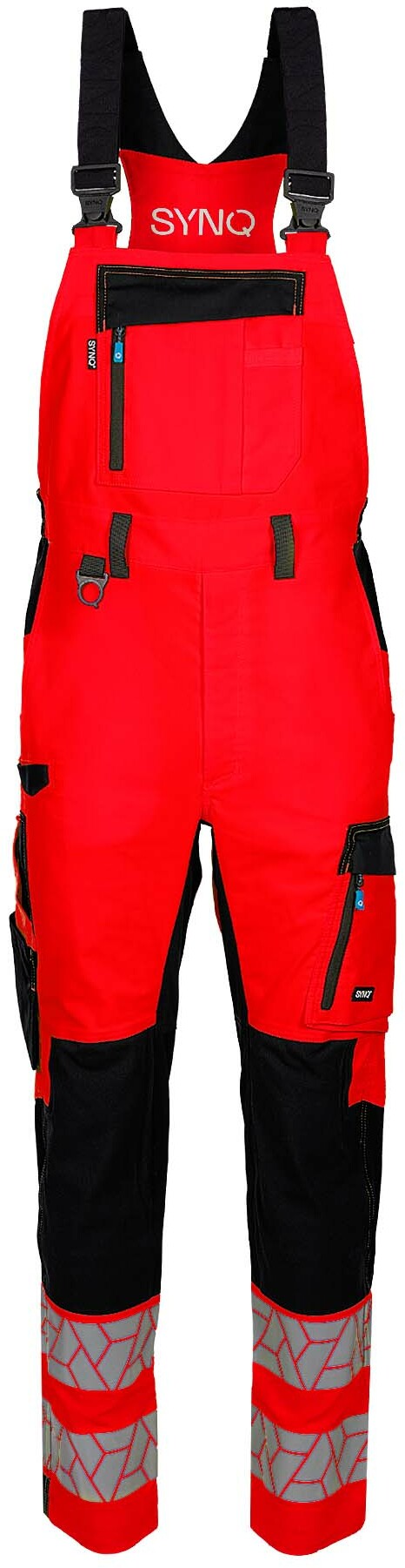 SYNQ BREAQOUT 813W bib & brace trousers, stretch zones, high-vis class ...
