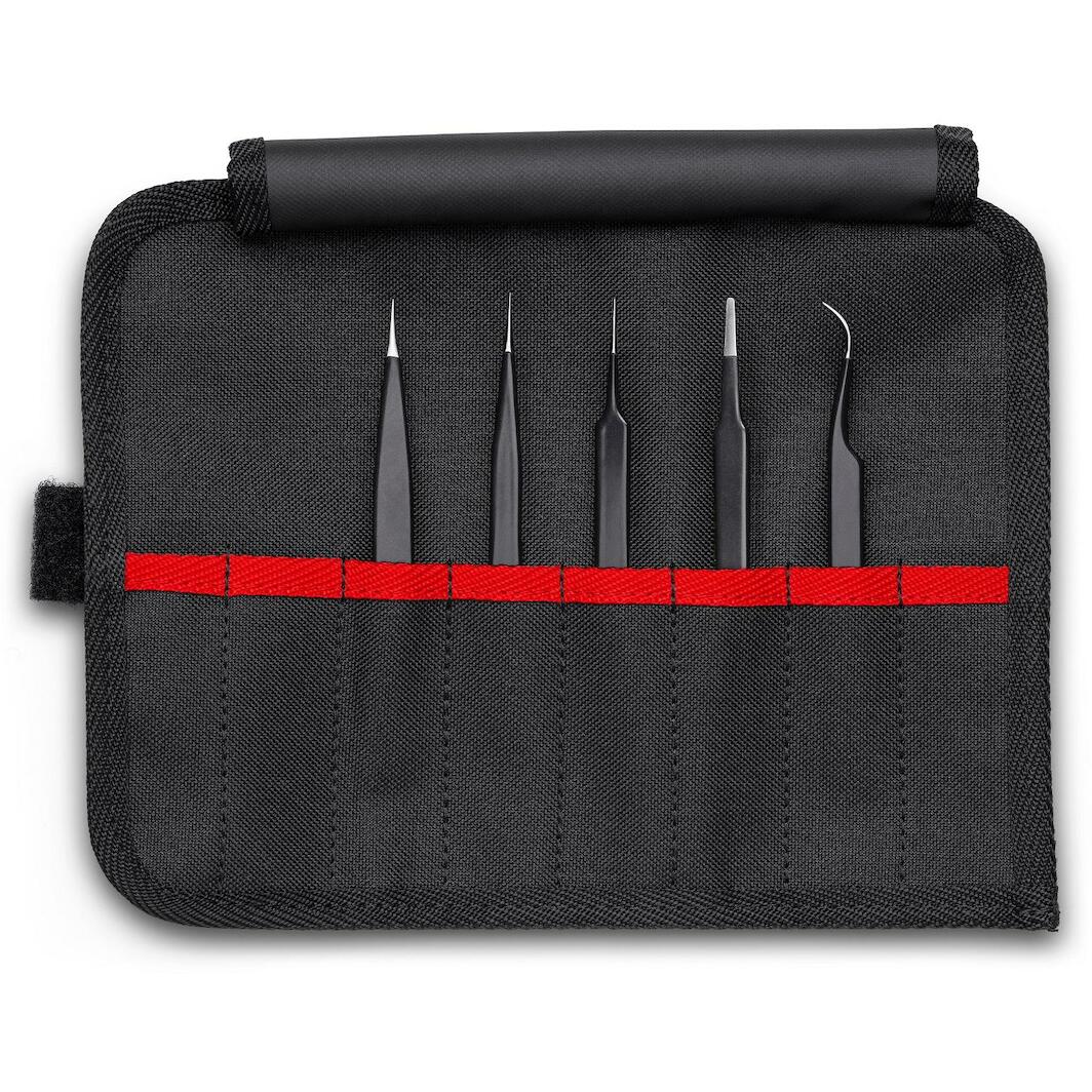 KNIPEX 92 00 01 ESD universele pincettenset 5-delig | Klium
