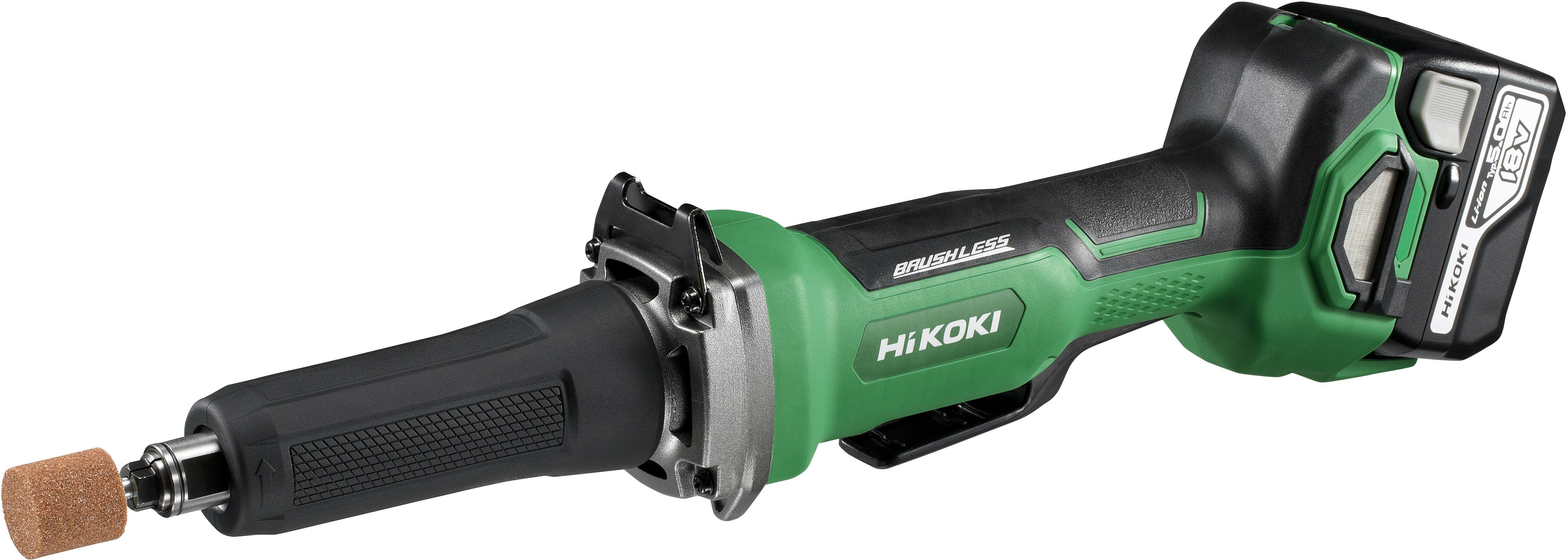 HIKOKI GP18DBWGZ 18V rechte accu-slijper 50 mm met dodemansschakelaar ...