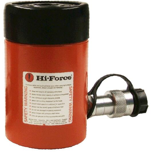 HI-FORCE HHS202 hydraulic single-acting hollow plunger cylinder, 23 ...