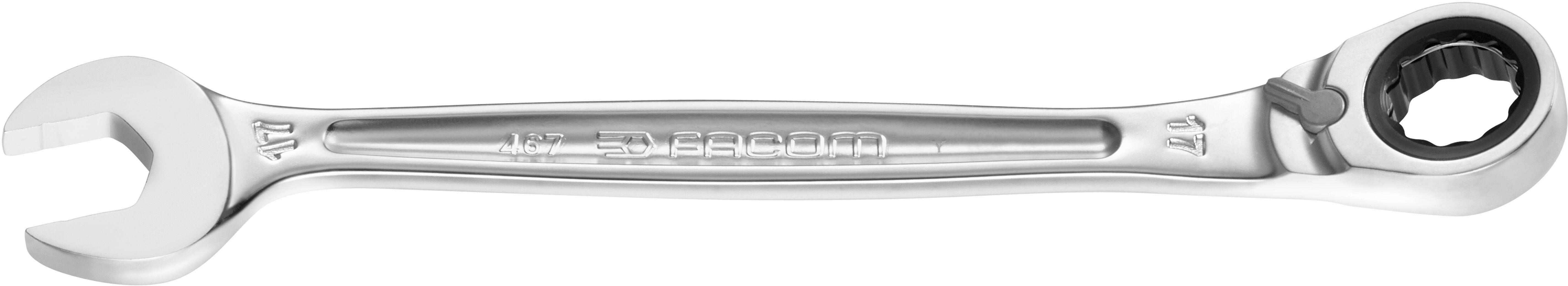 FACOM 467B.17 Ultra grip ratelringsteeksleutel 17 mm | Klium