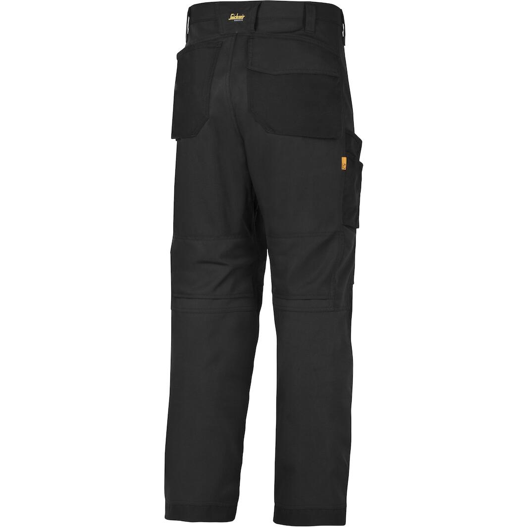 SNICKERS 6301 AllRoundWork werkbroek (zwart) - 63010404096 Broekmaat 44 ...