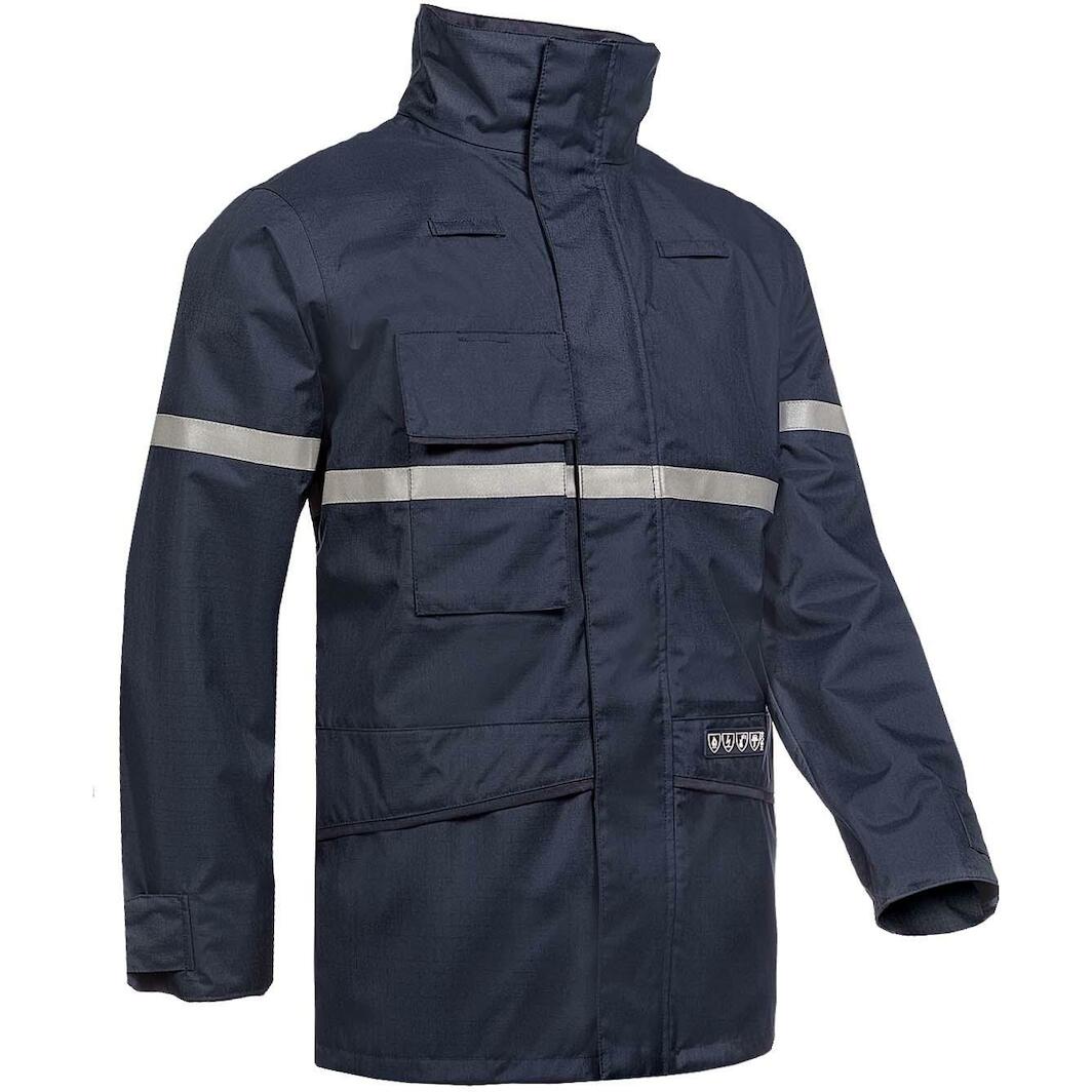 SIOEN 7222 Glenroy parka de pluie ignifuge/antistatique (bleu marine ...
