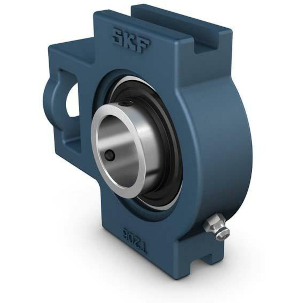 SKF UCT 212/H take-up unit met insteek kogellager, borging met ...