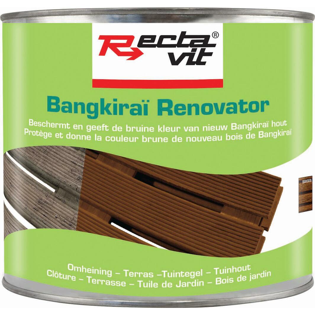 RECTAVIT Bangkirai Renovator protection du bois bangkirai coloré 2.5 L ...