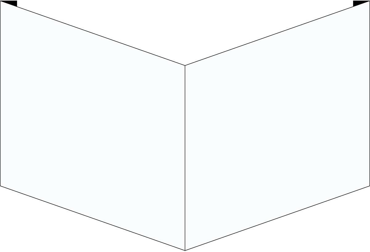 BRADY 222583 blanco wigvormig bord voor pictogrammen 315 mm x 315 mm ...