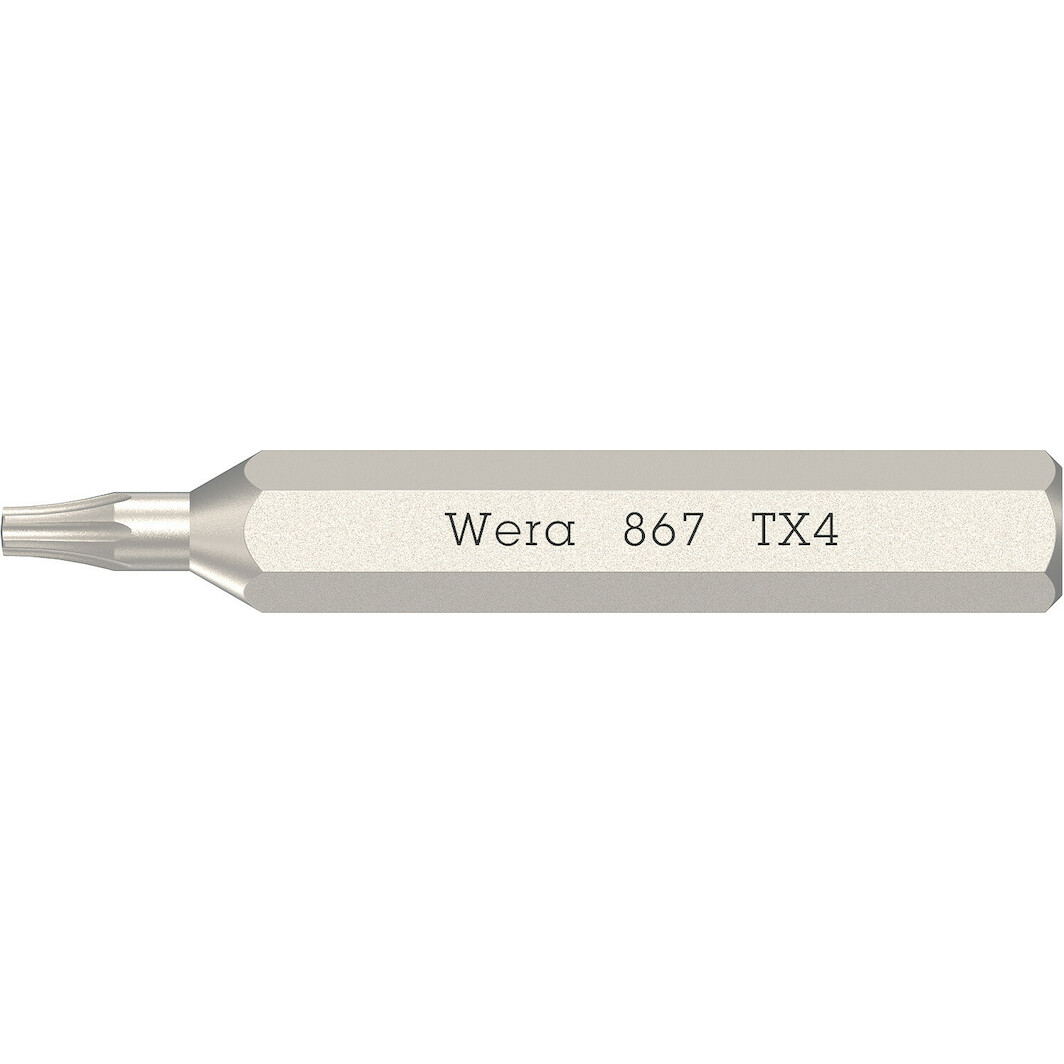WERA 867 Micro TORX bit TX 4 x 30 mm - 05058102001 | Klium