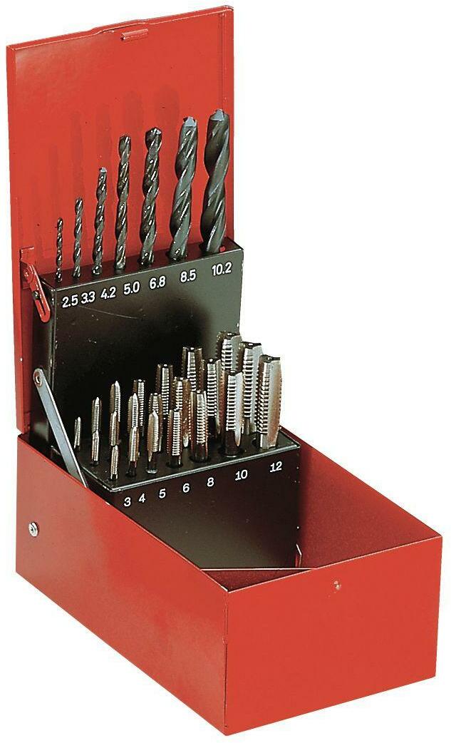 FACOM 227.SJ2A tappen- en borenset met kobalt in metalen doos | Klium