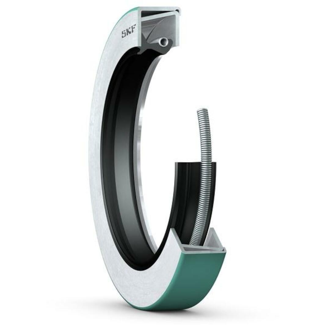 SKF 45070 radiale asafdichting met dubbele metalen behuizing, Wave-lip ...