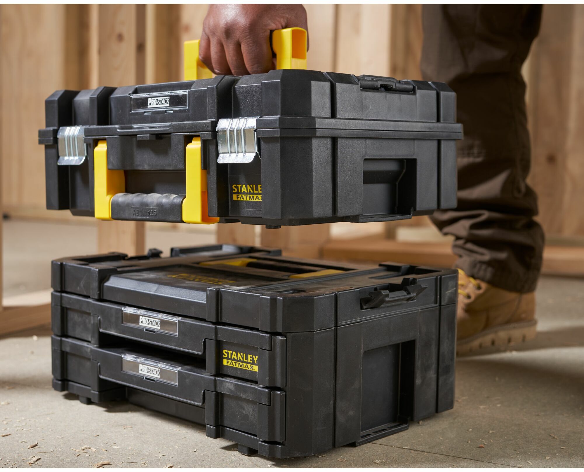 STANLEY FMST1-71981 FATMAX PRO-STACK combo tool case set II + IV | Klium