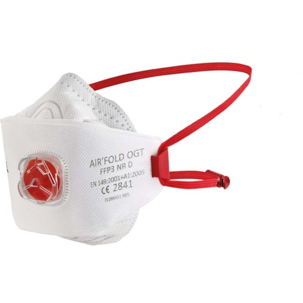 OPSIAL P70YF4G AIR'FOLD OGT FFP3 D foldable 3-panel mask with valve ...