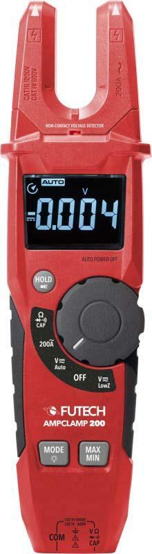 FUTECH AmpClamp 200 TRUE RMS digital multimeter with current clamp ...