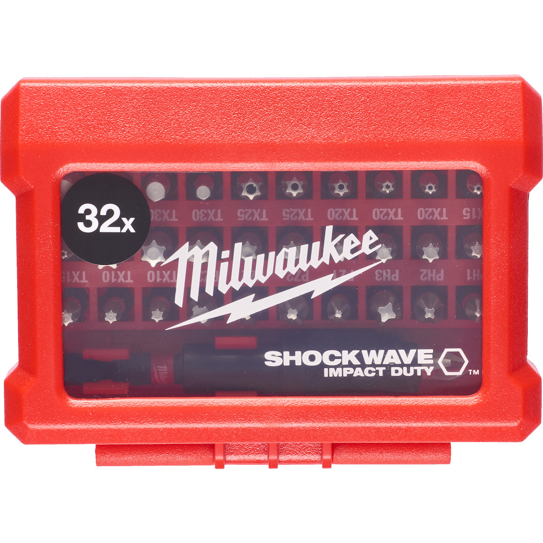 MILWAUKEE 4932464240 SHOCKWAVE IMPACT DUTY bit set 32-piece | Klium